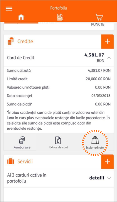 Card de credit si cumparaturi - rate fara dobanda ING Credit Card